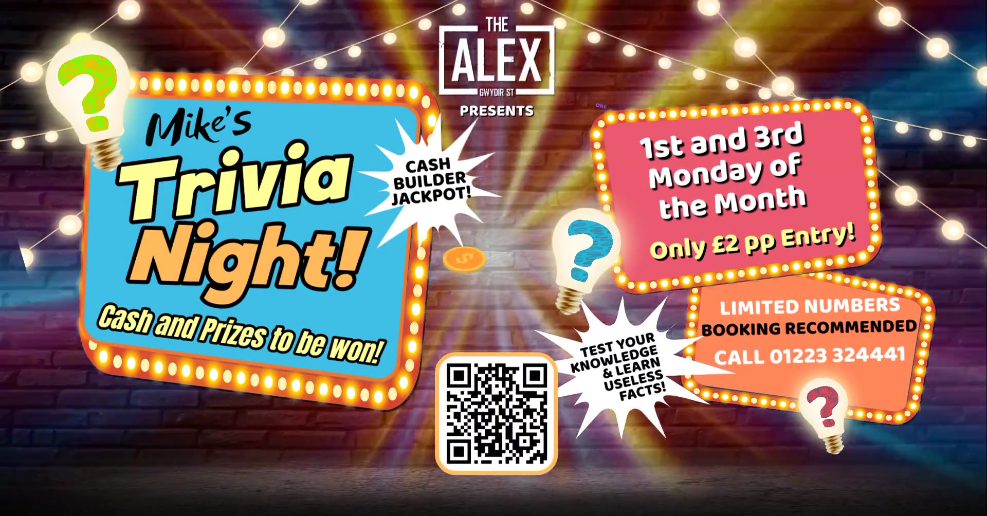 Mike’s Trivia Night! -The Alex Pub Quiz – The Alex Cambridge