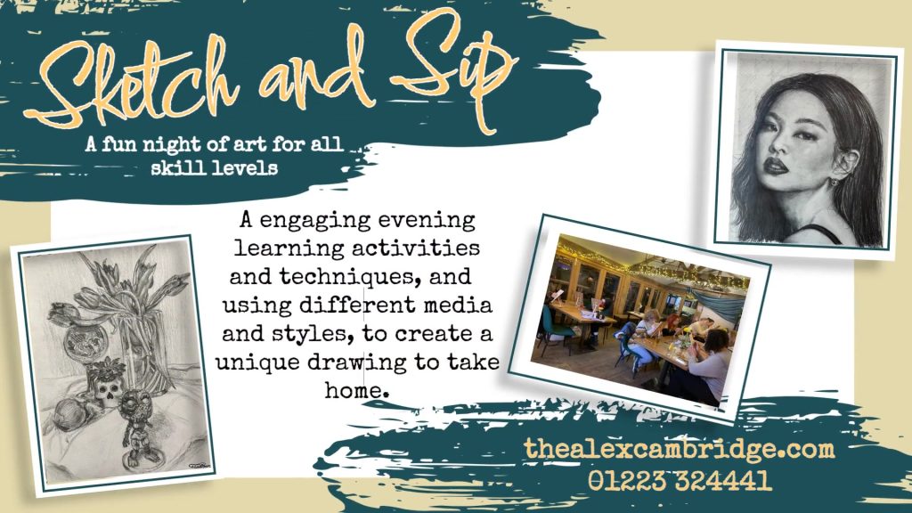 Sketch & Sip: 14th May – The Alex Cambridge
